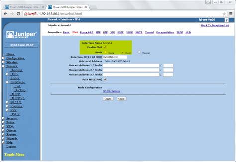 Screenos Ipv6 Through Ipv4 Tunnel 03 Enable Ipv6 Host 2