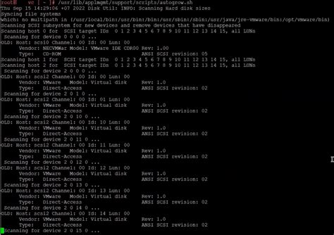 vcenter server warning storage file system storage log is low on