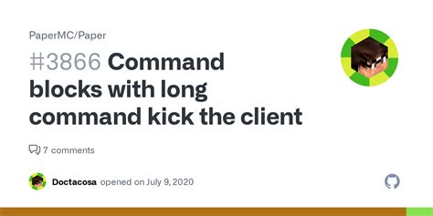 Command Blocks With Long Command Kick The Client · Issue 3866