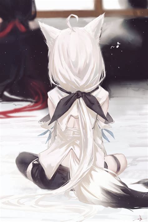 Shirakami Fubuki And Kurokami Fubuki Hololive Drawn By Hydetabakko