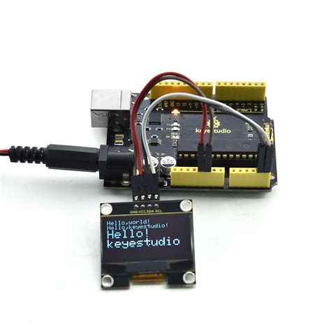Keyestudio X OLED Display With IIC Ports LCD Display Module For Arduino