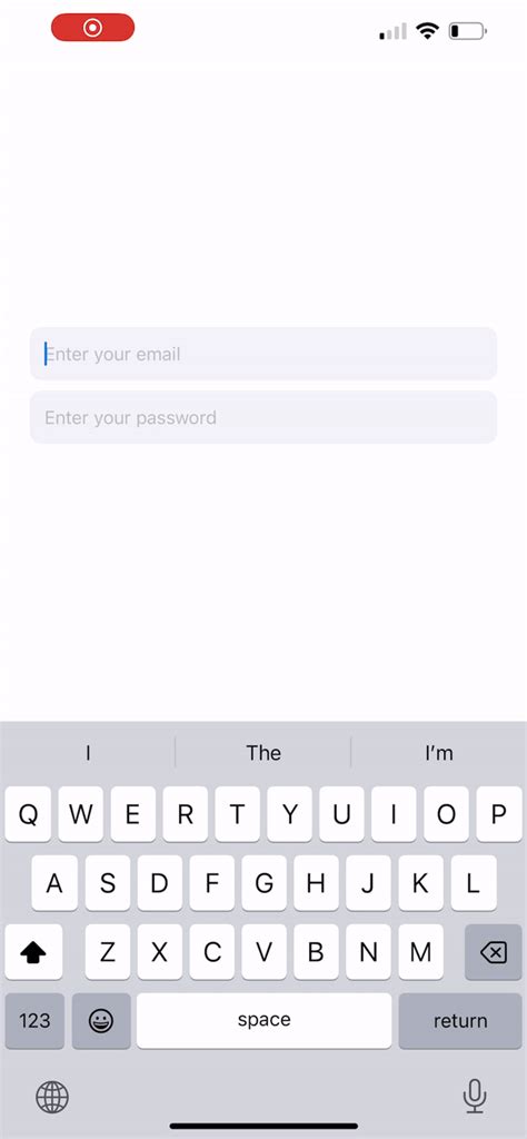 Ios Keyboard Flickers And Screen Jumps When Using SecureField And