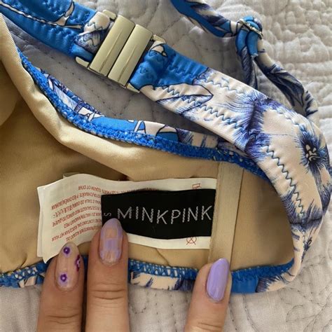 Mink Pink Swim Top Great Condition Only Worn Depop