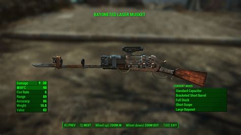 Bayonets For Laser Muskets At Fallout 4 Nexus Mods And Community