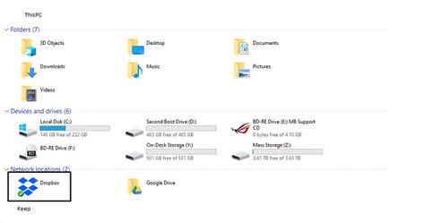 Add Or Remove Dropbox From Navigation Pane In Windows Page Tutorials