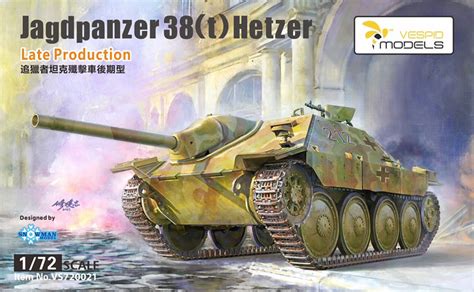 Jagdpanzer 38 T Hetzer Late Production Vespid Models Hobbyzero