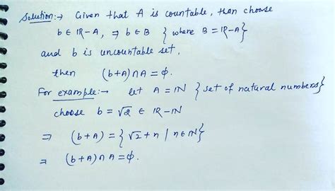 Solved Q2 25 Points Show That If A C R Is Countable Then There