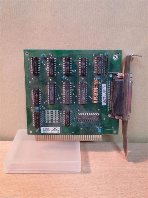 Printer Controller Card On Isa Slot Pulled From Working 386 Vintage Computer Retro Pc Store
