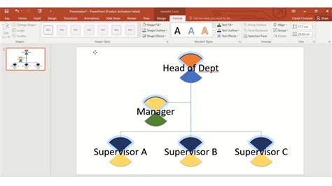 Powerpoint Tutorial Create Organization Chart With Smartart My XXX Hot Girl