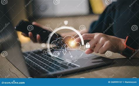 Cloud Computing Downloads And Loading Data Information And Upload It To