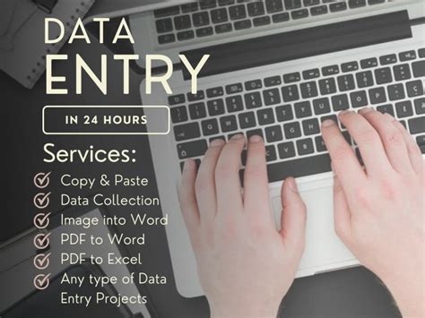 A High Accuracy And Well Structured Data Entry Upwork