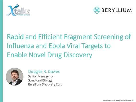 Rapid And Efficient Fragment Screening Of Influenza And Ebola Viral