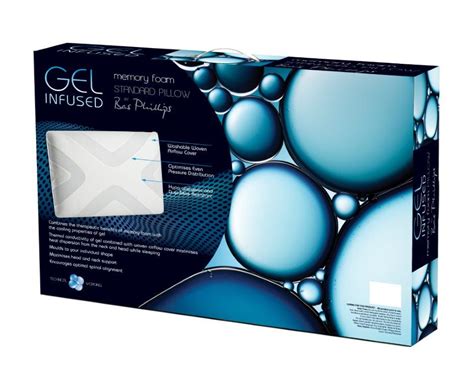 Gel Infused Memory Foam Standard Pillow Gel Infused Pillow