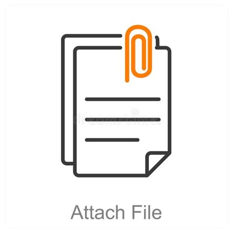 Attach File Stock Vector Illustration Of Attachment 339901286
