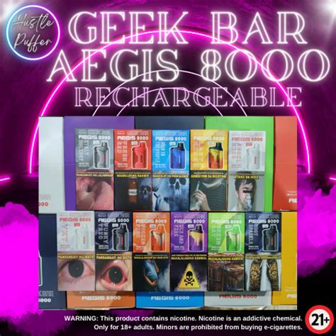 Geek Bar Aegis 8000 650mah Type C Rechargeable FREE LANYARD Lazada PH