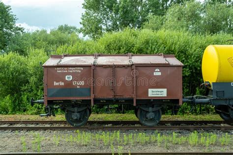 Old Tram Or Train In A Train Museum Editorial Photography Image Of