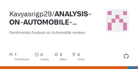 Github Kavyasrigp29 Analysis On Automobile Reviews Using Machine