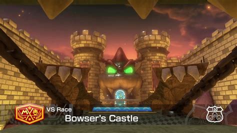 3ds Bowser Castle Mario Kart 8 Deluxe Youtube