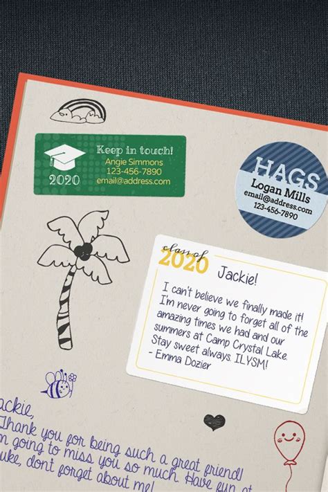 Yearbook Stickers Label Templates Online Labels Custom Message