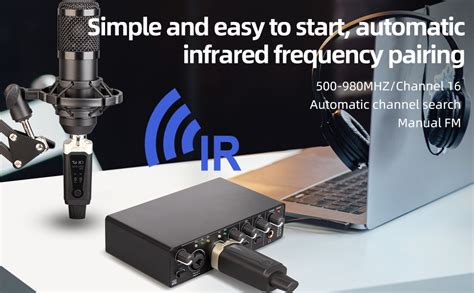 Depusheng T9 Système De Microphone Sans Fil Xlr Transmetteur Et Xlr