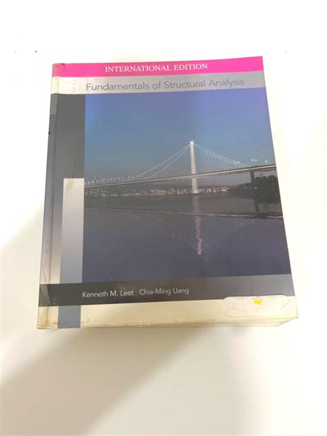 Fundamentals Of Structural Analysis Hobbies And Toys Books And Magazines Textbooks On Carousell