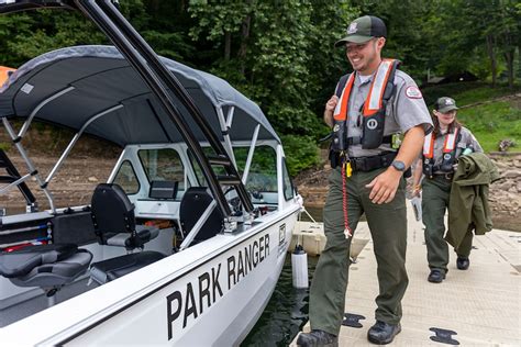 Park Ranger On Patrol Bike