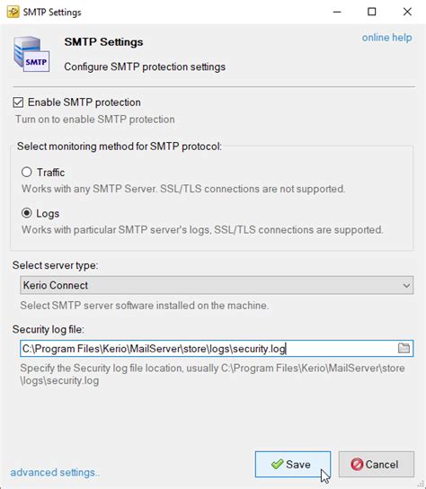 How To Enable And Configure SMTP Brute Force Protection SMTP Detection Engine Settings