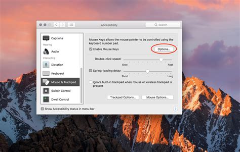 Как управлять курсором с помощью клавиатуры mac