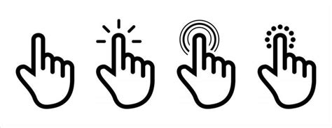 Click Hand Vector Art Icons And Graphics For Free Download