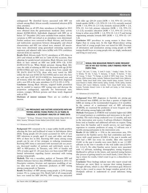 Pdf Hiv Prevalence And Factors Associated With Hiv Testing Among