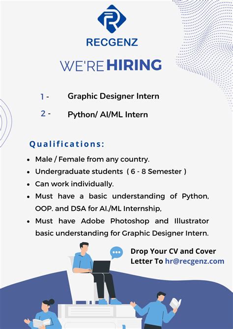 Recgenz On Linkedin Ai Machinelearning Graphicdesign Internship Opportunity Unpaid…