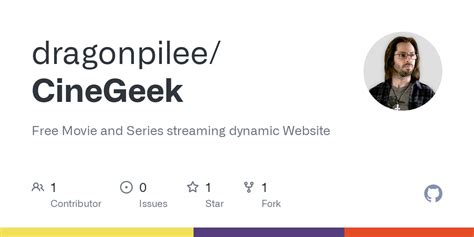 Github Dragonpilee Cinegeek Free Movie And Series Streaming Dynamic Website