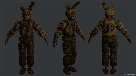 My Springtrap Redesign Rfivenightsatfreddys