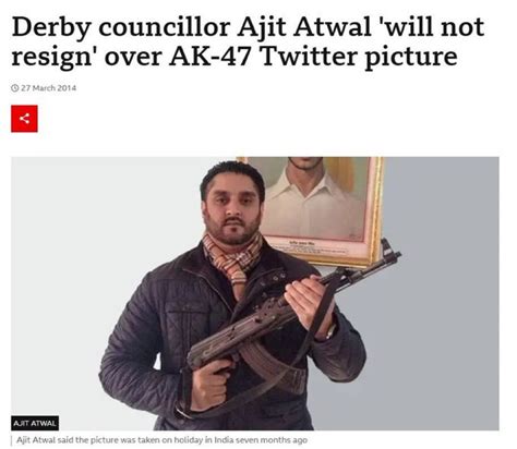 Ajit Atwal Liberal Democrat Elected Derby Mayor After Ak 47 Photo Controversy Prioritizes
