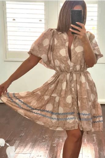 Shelly Shirt Dress Sand