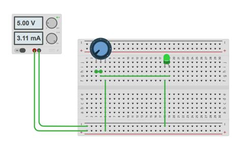 Circuit Design Potentiometer As A Variable Resistor 2 Tinkercad