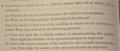 4 Download A Codebook For A Political Science Data