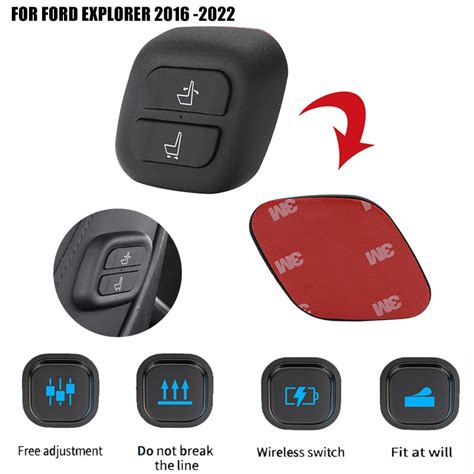 자동차 조수석 무선 버튼 파워 시트 스위치 포드 익스플로러 2016 2017 2018 2019 2020 2021 2022 인테리어 액세서리 Aliexpress