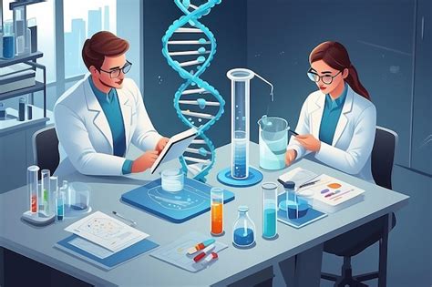 Unlocking Secrets Dna Analysis Genetic Testing In Science Labs