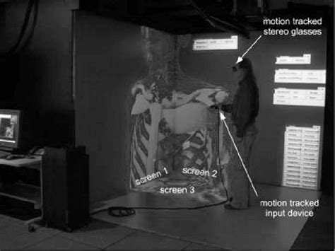 A User At The Immersive Visualization Environment Download Scientific Diagram