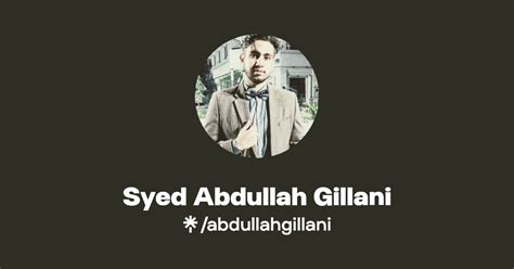 syed abdullah gillani instagram tiktok linktree