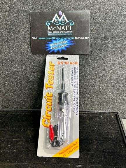 New 6 And 12 Volt Circuit Tester Mcnatt Real Estate
