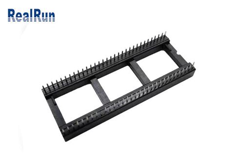 Pcb 64p 1 778mm Ic Text Socket Connector Dip Pbt Ul94v 0 Phosphor Bronze