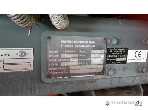 Used 2004 Hardi 4100 Alpha Self Propelled Sprayers In Crystal Brook Sa