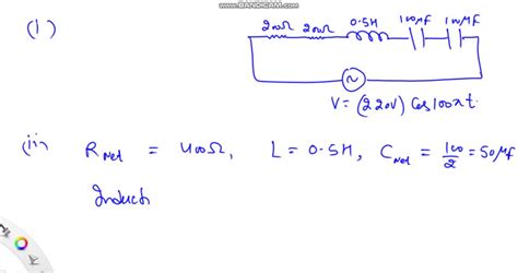 solved write down the expression of instantaneous voltage for an ac