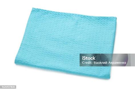 체크 무늬가있는 식탁보가 흰색으로 격리되었습니다 장식용 블루 코튼 냅킨 0명에 대한 스톡 사진 및 기타 이미지 0명 고급 요리 깅엄 Istock