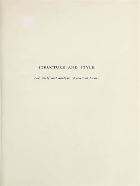 Leon Stein Pdf Musical Forms Classical Music