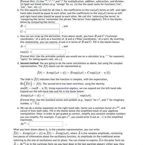 Solved This Question Is Guided Tutorial For Use Of Complex