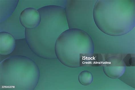 채도가 높은 그라디언트 추상 구체 녹색 파란색 부드러운 광택 색상의 배경 겹치는 곡선과 조명 효과 현대적인 장식 Art 3d 렌더링 차분한 분위기의 추상적인 패턴 공중