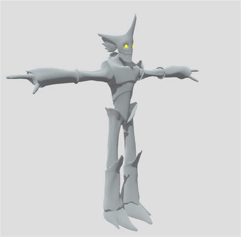 Artstation On A Way To A Short Film Protagonist T Pose Textureless